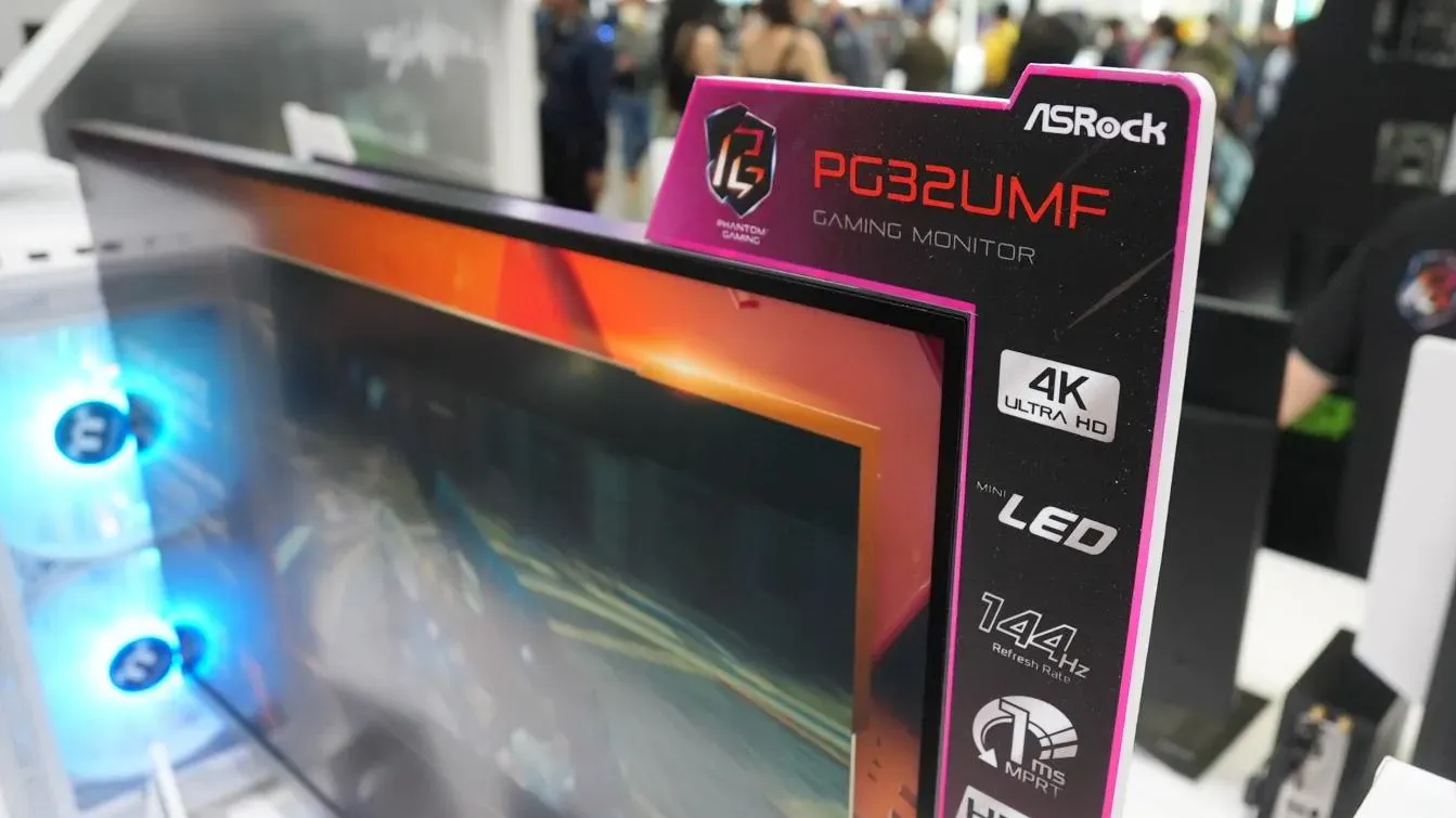 ASRock, 4K Oyuncu Monitörünü Tanıttı